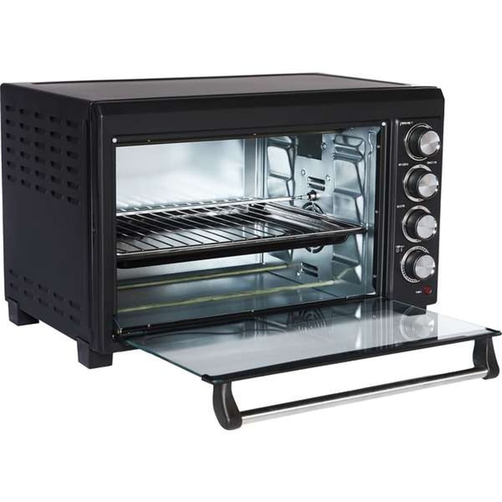 أدميرال فرن كهربائي، سعة 60 لتر، عناصر تسخين من الفولاذ 2000 واط ، أسود ...