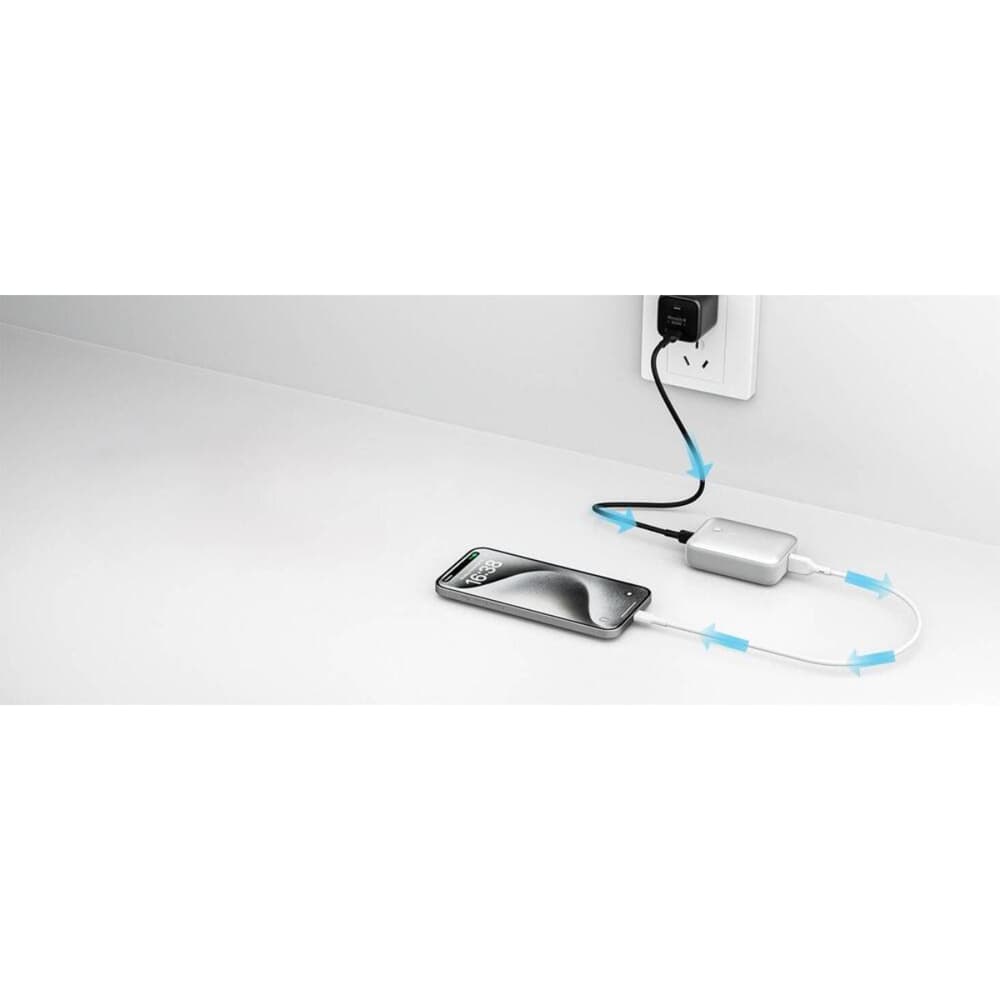 Buy Aukey Spark Mini Compact Fast Charging Power Bank 10000mAh White ...