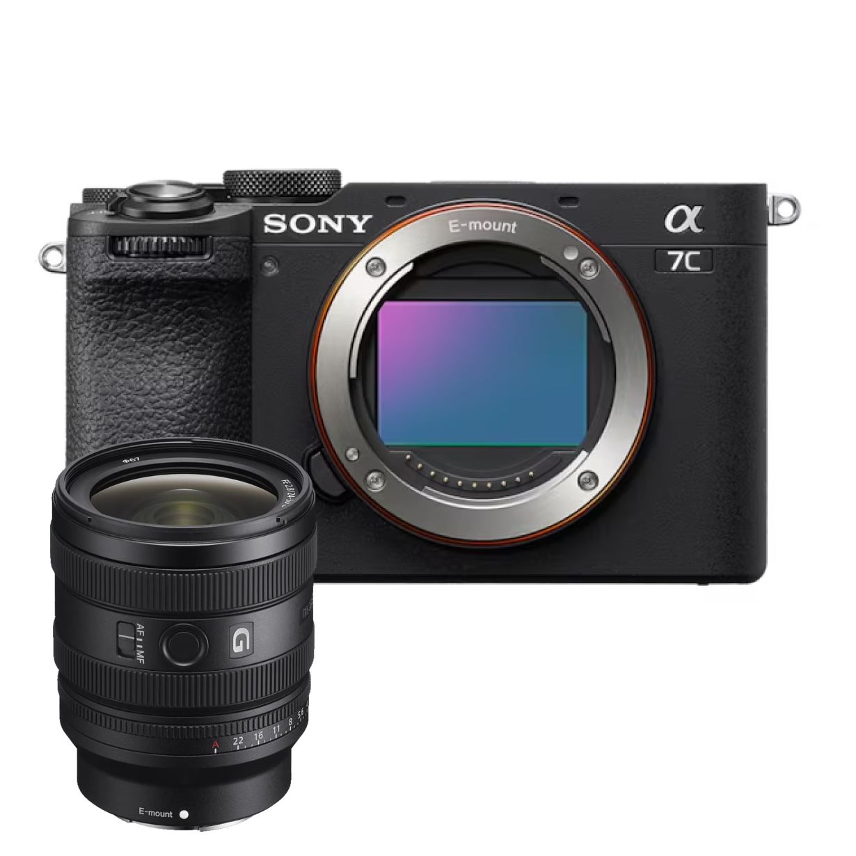 Sony ILCE-7CM2 Compact Full Frame Camera | Black Body Only with FE 24 ...